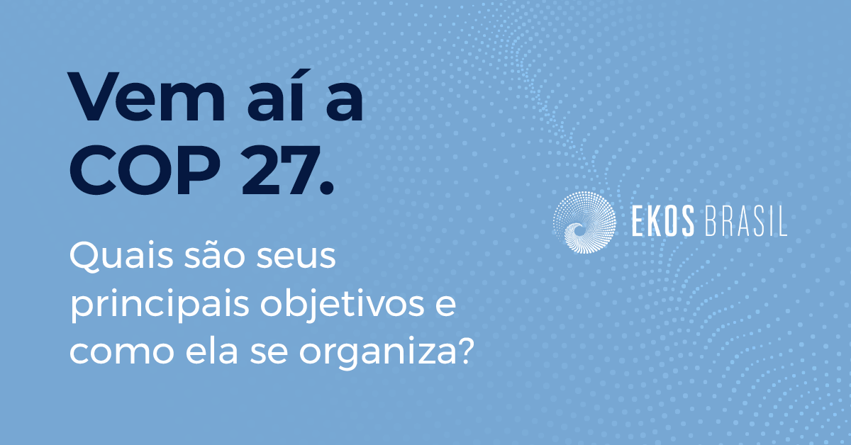 Vem aí a COP 27. Quais são seus principais objetivos e como ela se ...